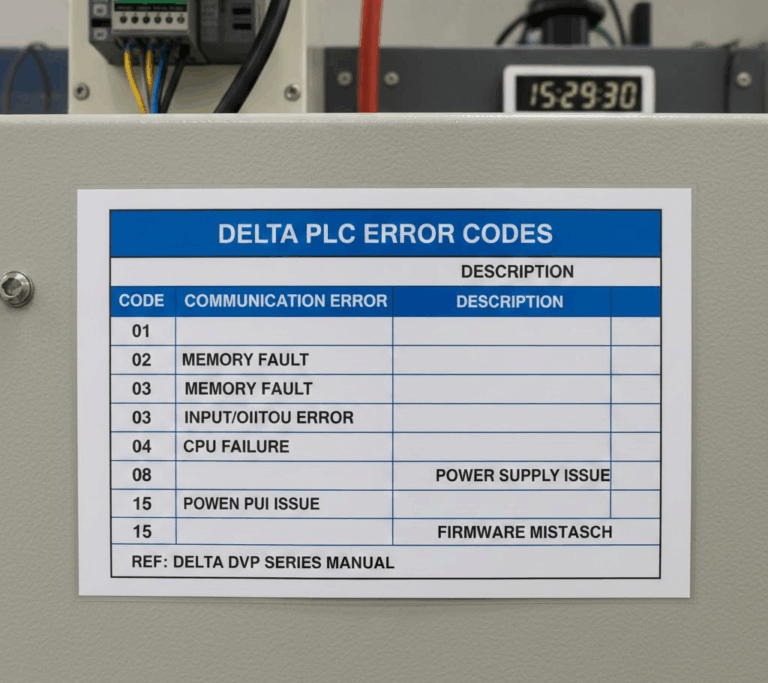 Delta PLC Error Code List & Troubleshooting Guide (DVP, AS & AH Series ...