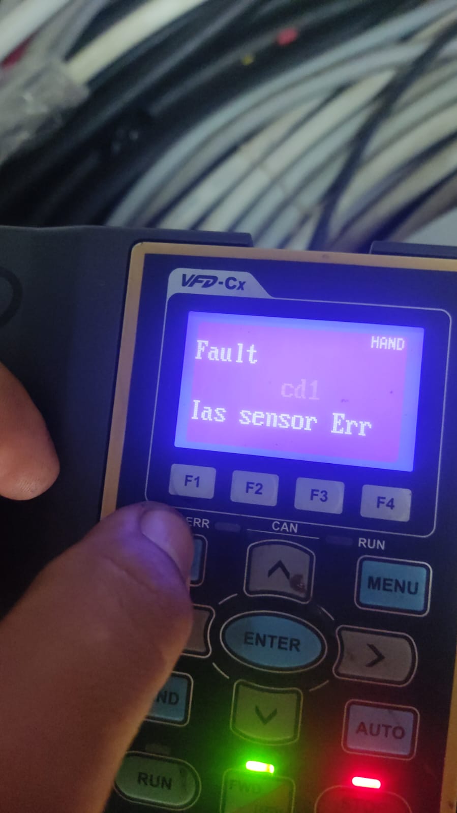 Delta C2000 Fault cd1 (U-Phase Current Error) - Click2Electro